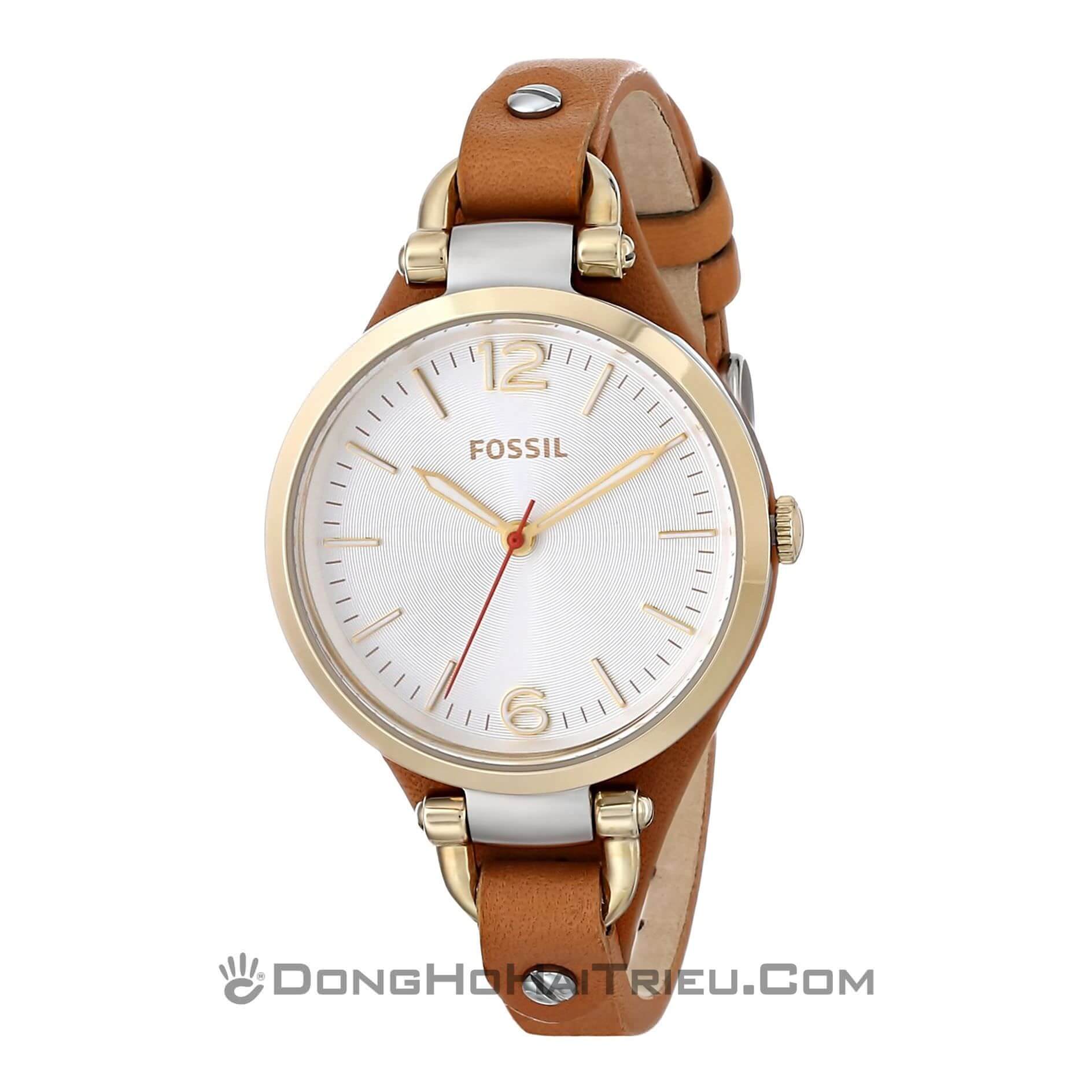 Đồng hồ Fossil ES3565 - Nữ - Quartz (Pin) - Dây Da