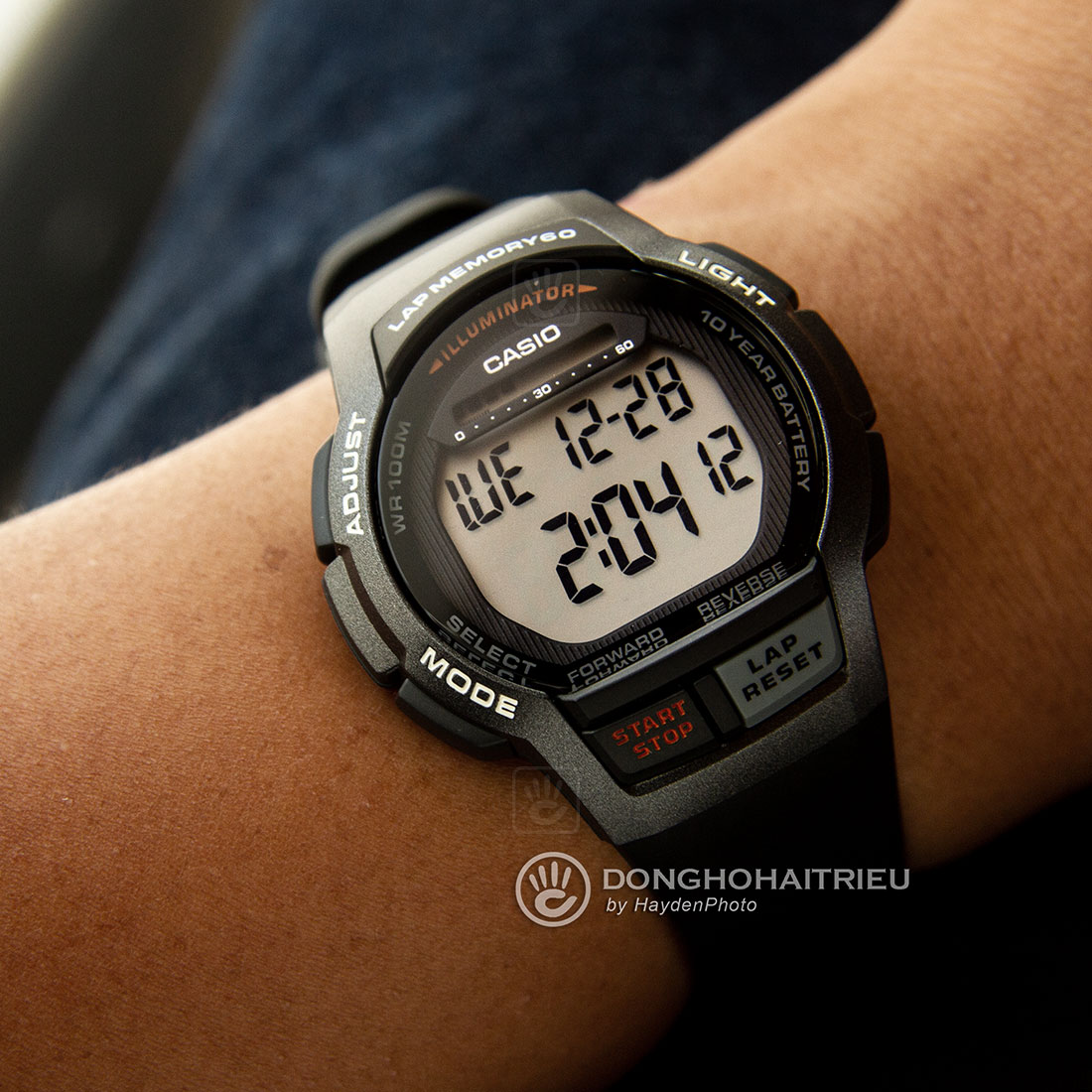 Đồng hồ Casio WS-1000H-1AVDF giá rẻ, thay pin miễn phí
